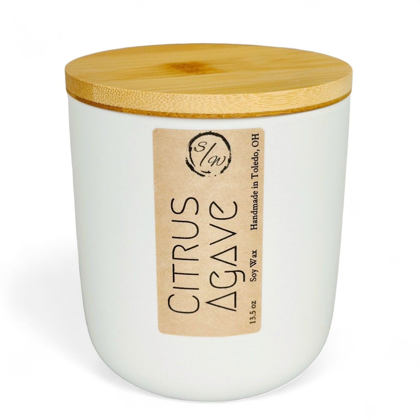 Citrus Agave Handmade Natural Soy Modern Candle | ScentWick Candles