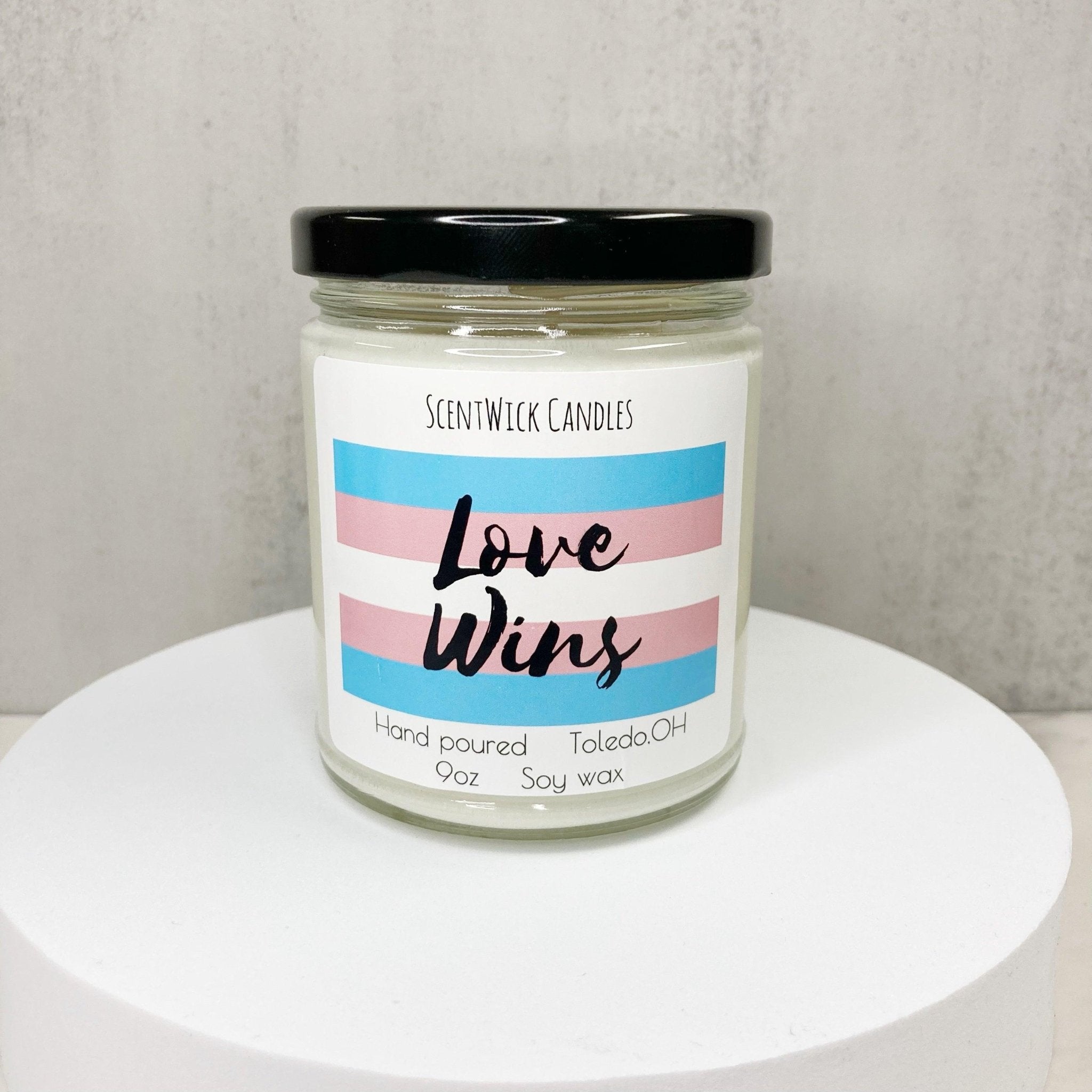 Transgender Pride Handmade Natural Soy LGBTQ Candle | ScentWick Candles ...